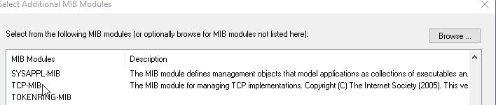 How do you import a MIB file into the SNMP Driver?