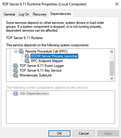 Forcing TOP Server to Automatically Register with SuiteLink Service after Machine Reboot
